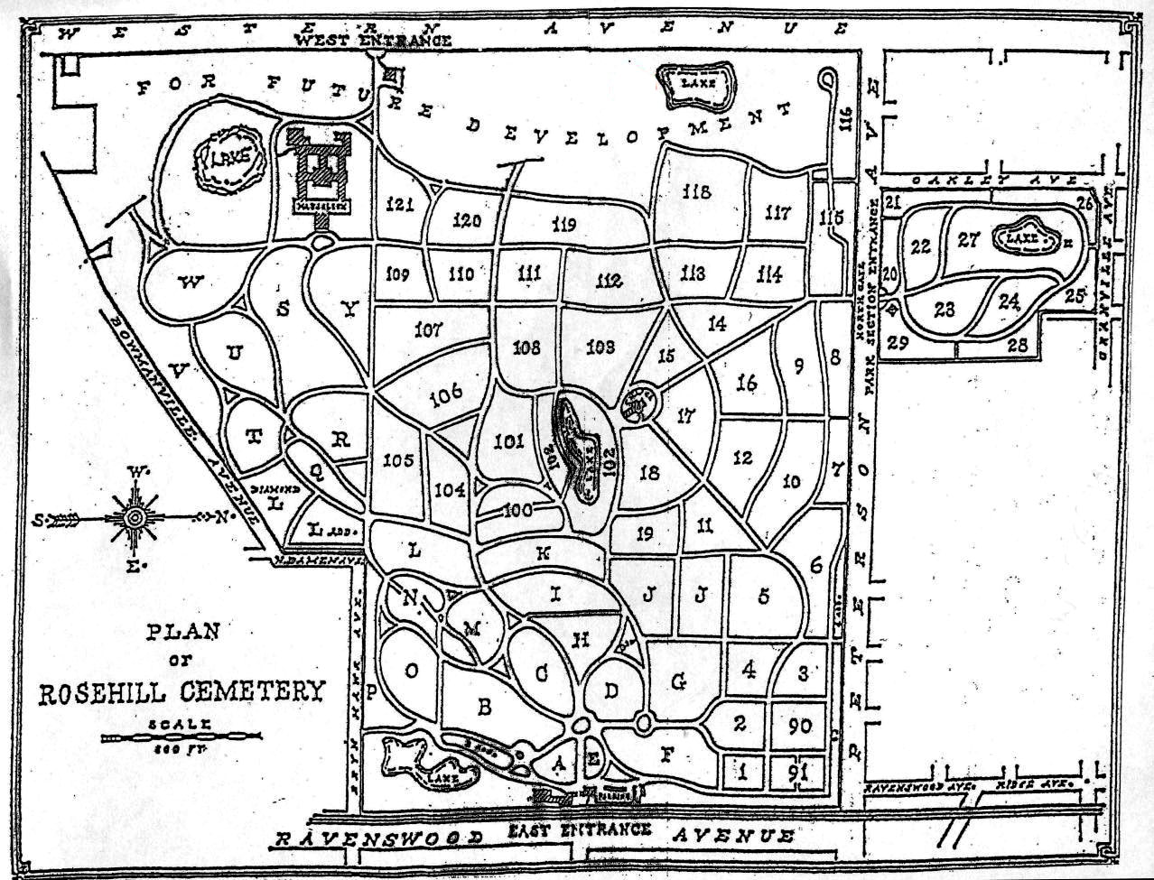 Ten Cemeteries and Wrigley Field – Chicago and Cook County Cemeteries