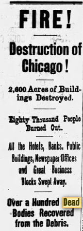 Oct. 9-12, 1871: 117 Unclaimed and Unknown in the morgue – Chicago and ...