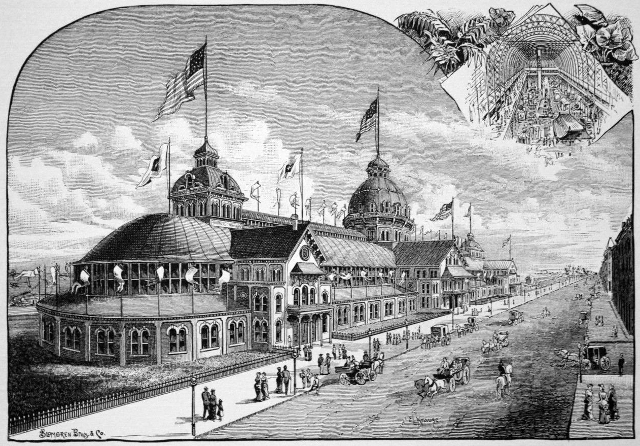Before McCormick Place- in 1872 the largest Exposition building on the ...